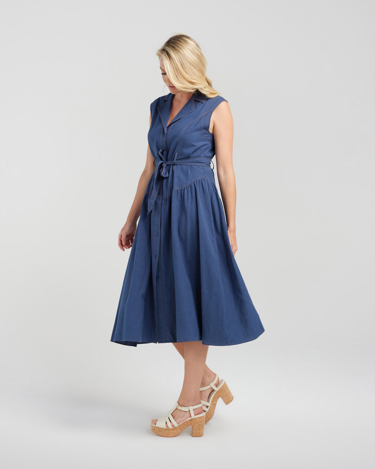Ivy Dress Deep Blue – Bossy B Clothing Co Ltd