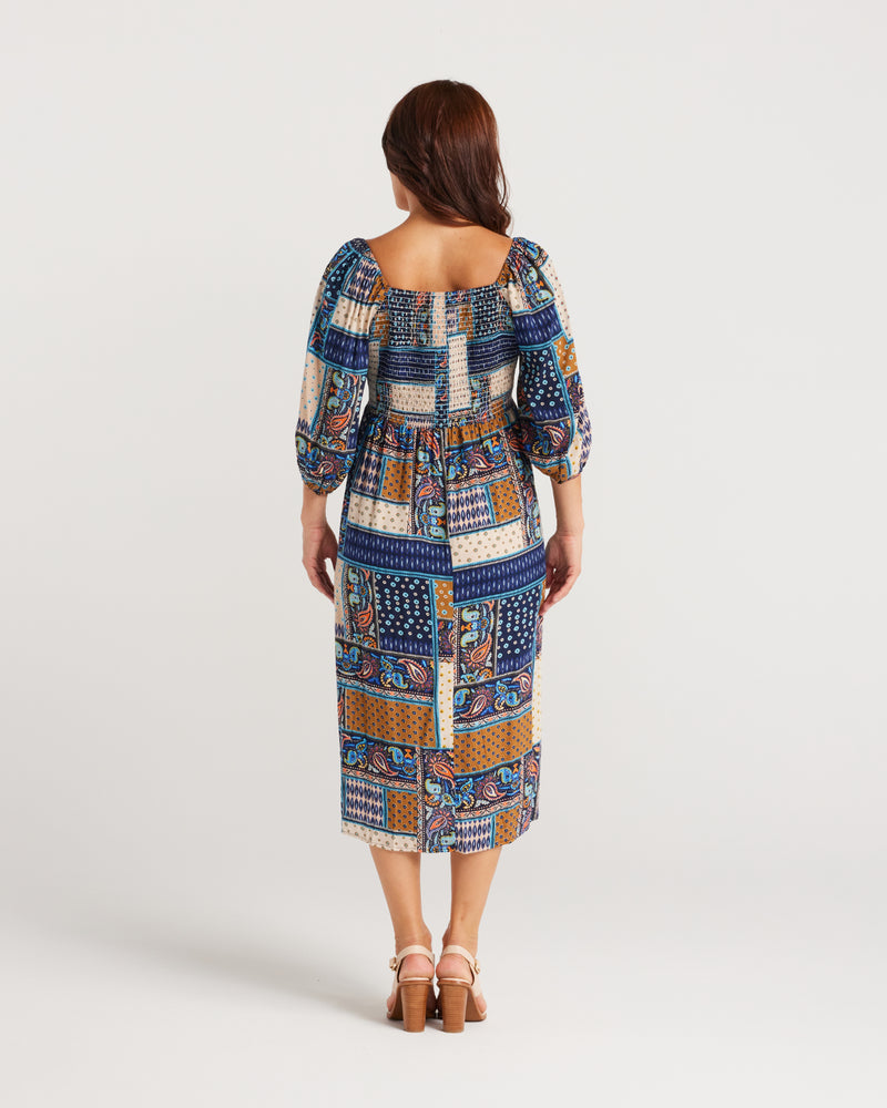 Delilah Dress Moroccan Print – Bossy B Clothing Co Ltd